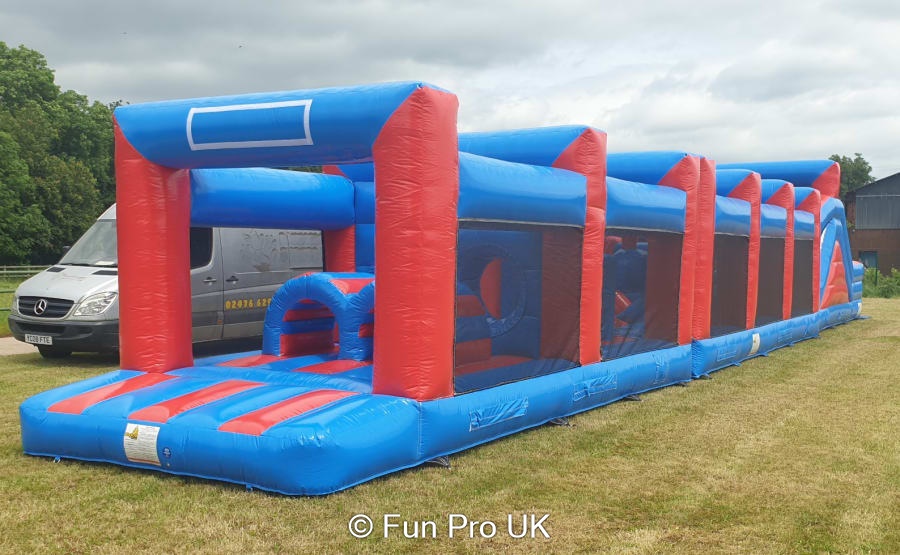 Hire Inflatable Obstacle Courses , Assault Bouncy Castle To Rent